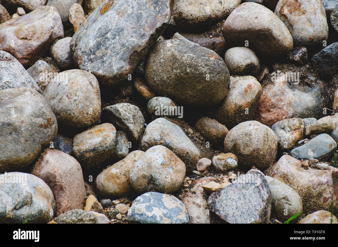 Rough rock pile hi-res stock photography and images - Alamy