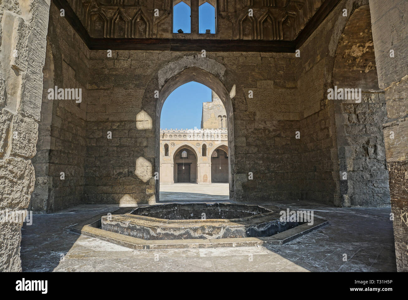 Cairo, Egypt: The ablution fountain of the Mosque of Ibn Tulun (879 AD ...