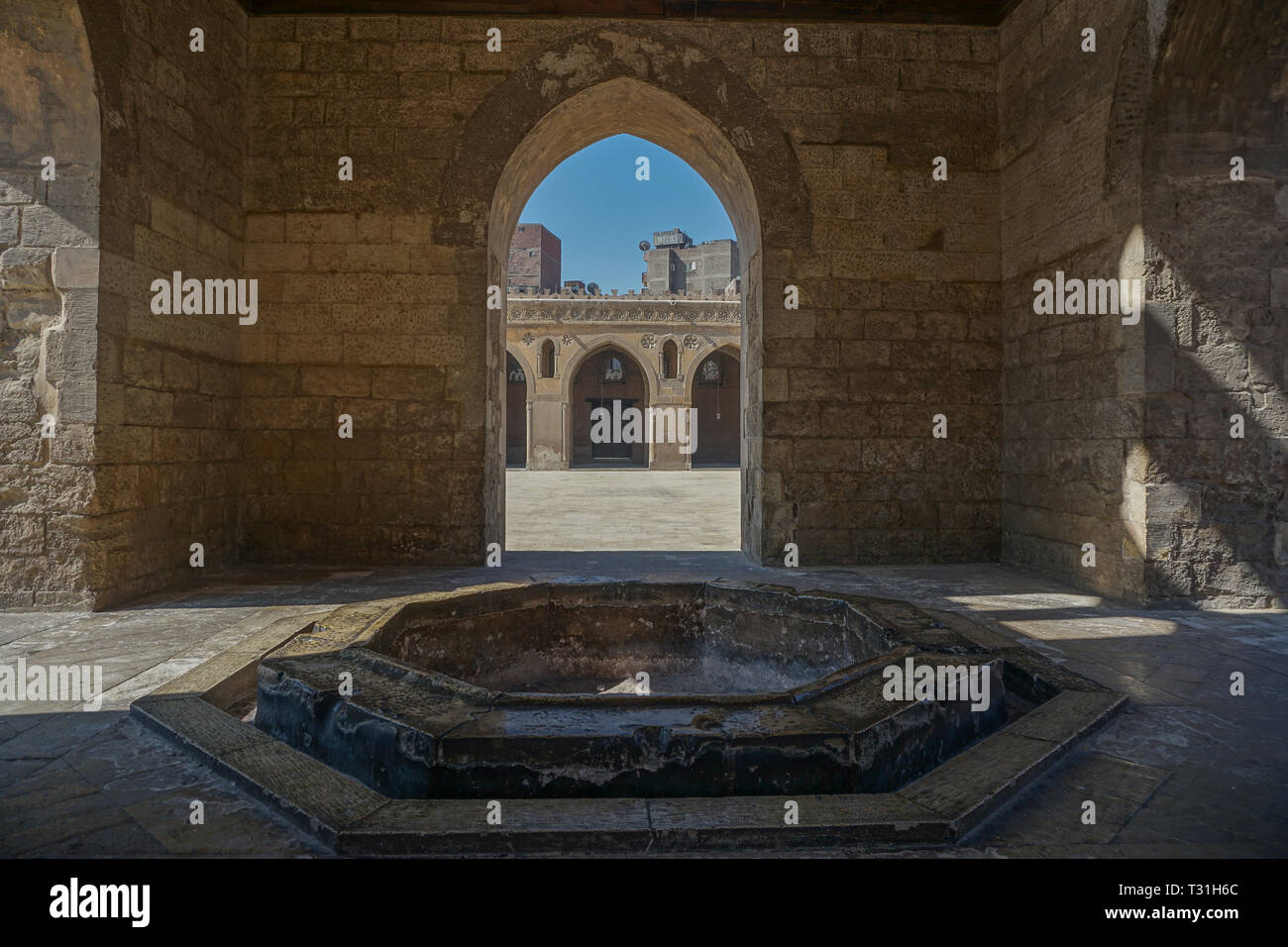 Cairo, Egypt: The ablution fountain of the Mosque of Ibn Tulun (879 AD ...