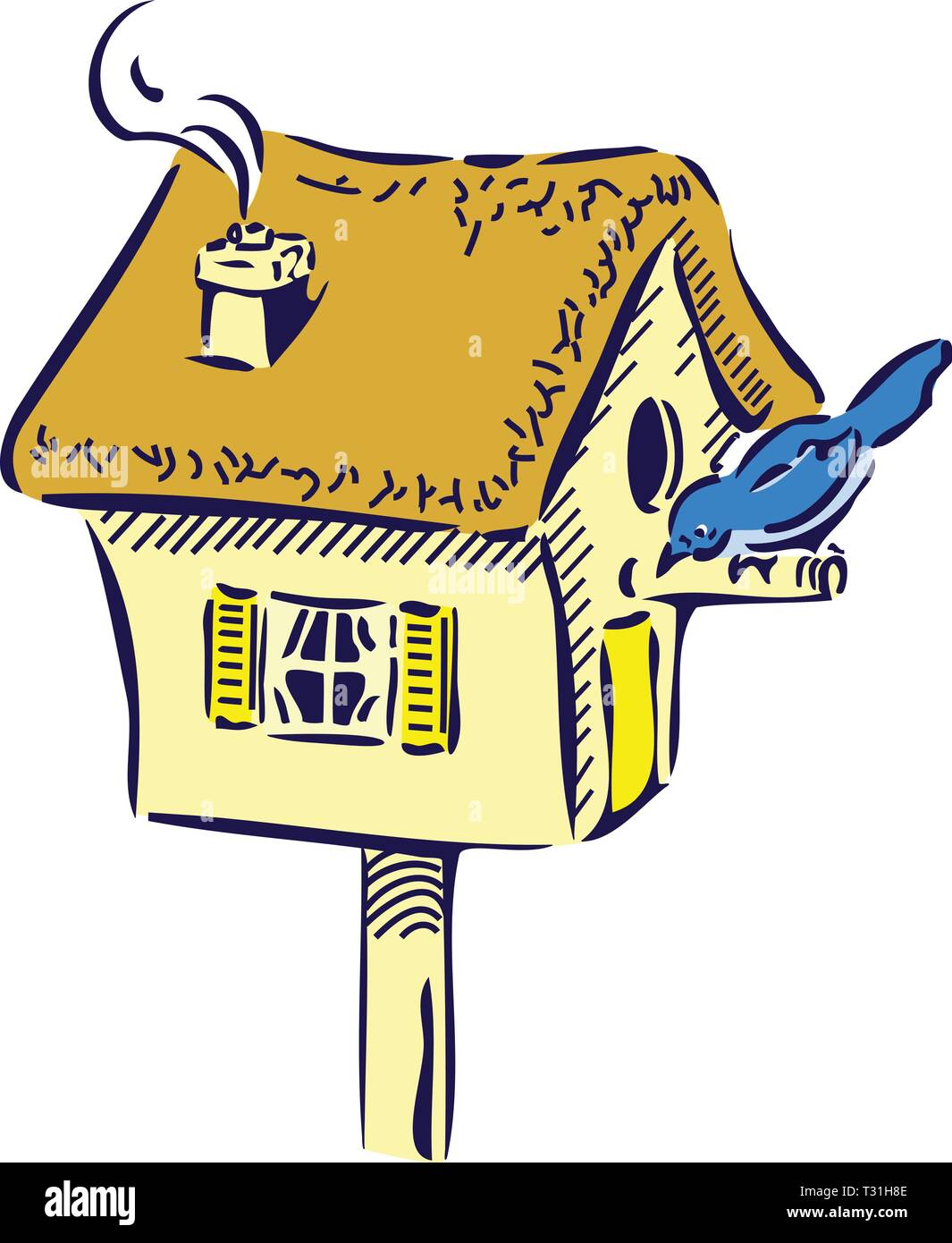 Robin isolated front Stock Vector Images - Alamy