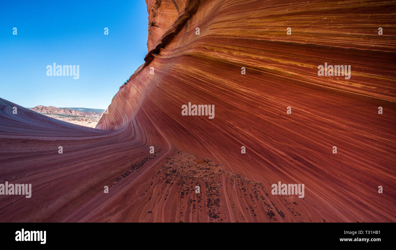 The Wave - Arizona - Utah Stock Photo - Alamy