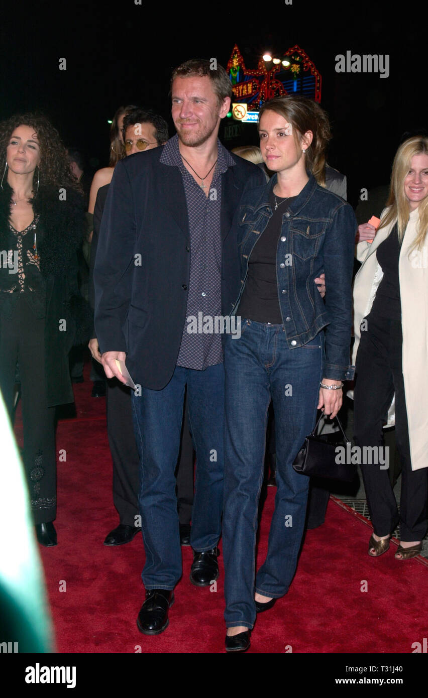 LOS ANGELES, CA. February 20, 2001: Director RENNY HARLIN & girlfriend ...