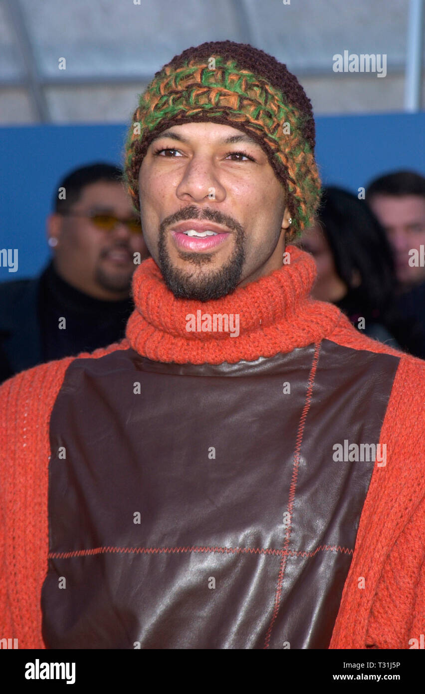 LOS ANGELES, CA. February 21, 2001: Rap singer COMMON at the 43rd ...