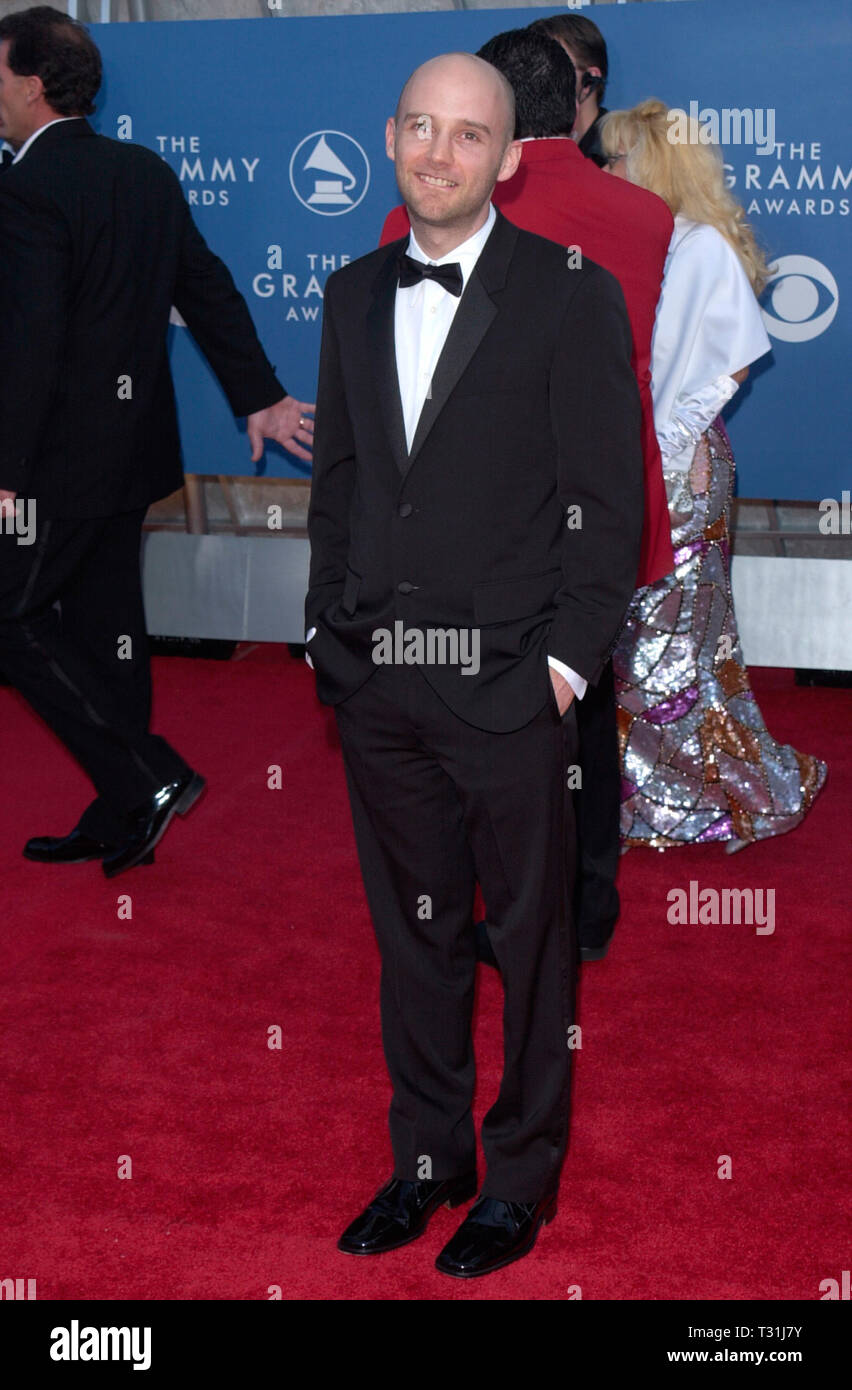 LOS ANGELES, CA. February 21, 2001: Singer MOBY at the 43rd Annual ...