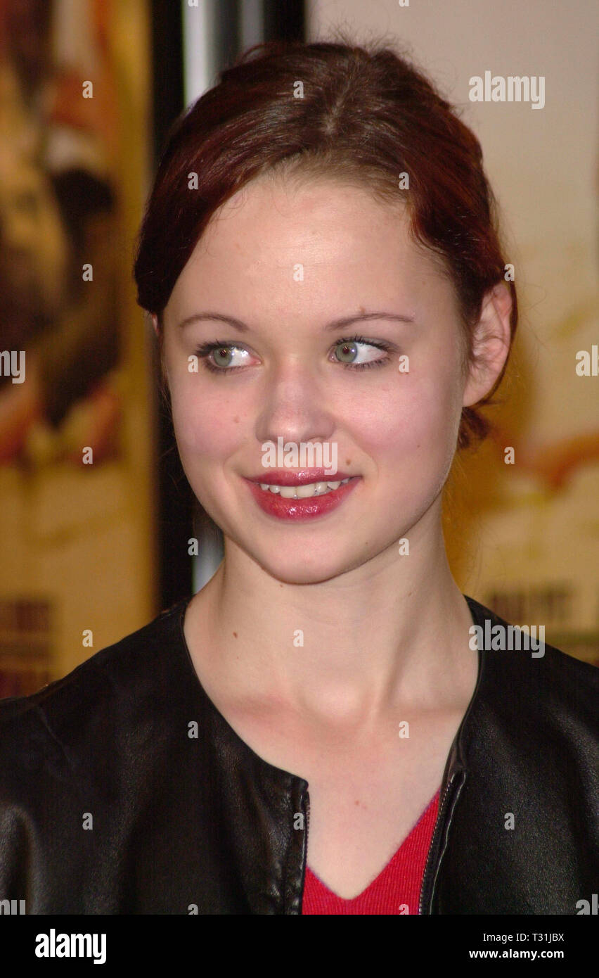 LOS ANGELES, CA. February 23, 2001: Actress THORA BIRCH at the Los ...