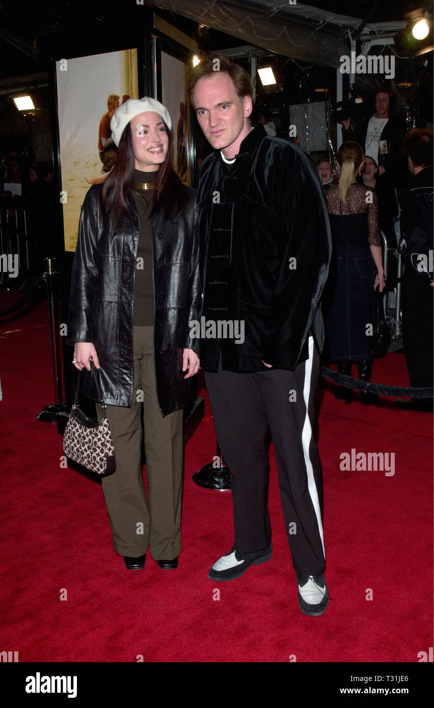 LOS ANGELES, CA. February 23, 2001: Director QUENTIN TARANTINO with ...