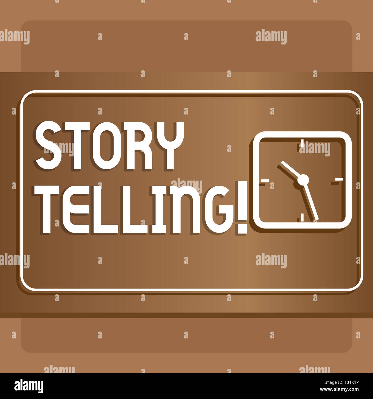 Text sign showing Story Telling. Business photo text activity writing ...