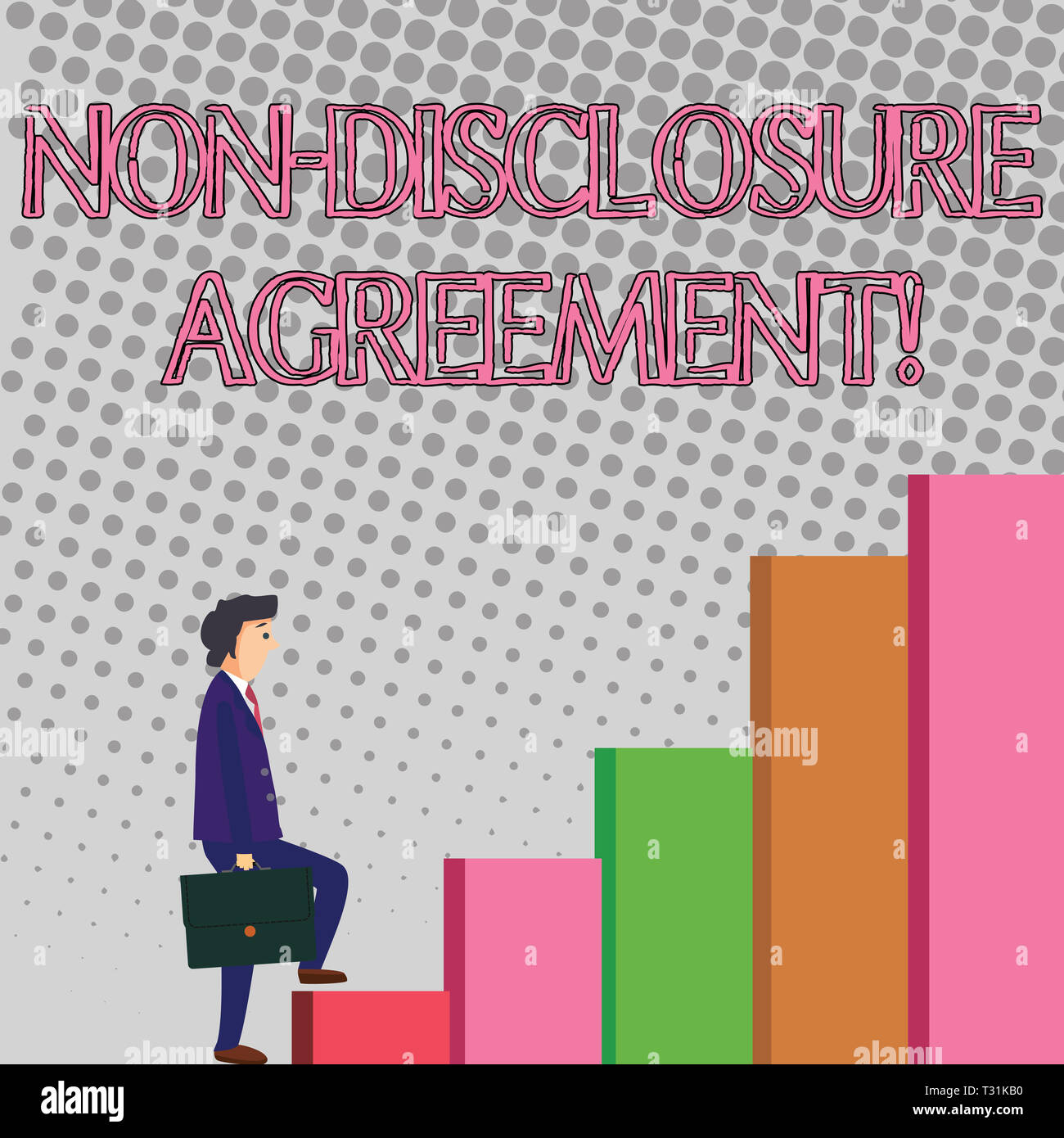 Text sign showing Non Disclosure Agreement. Business photo showcasing ...