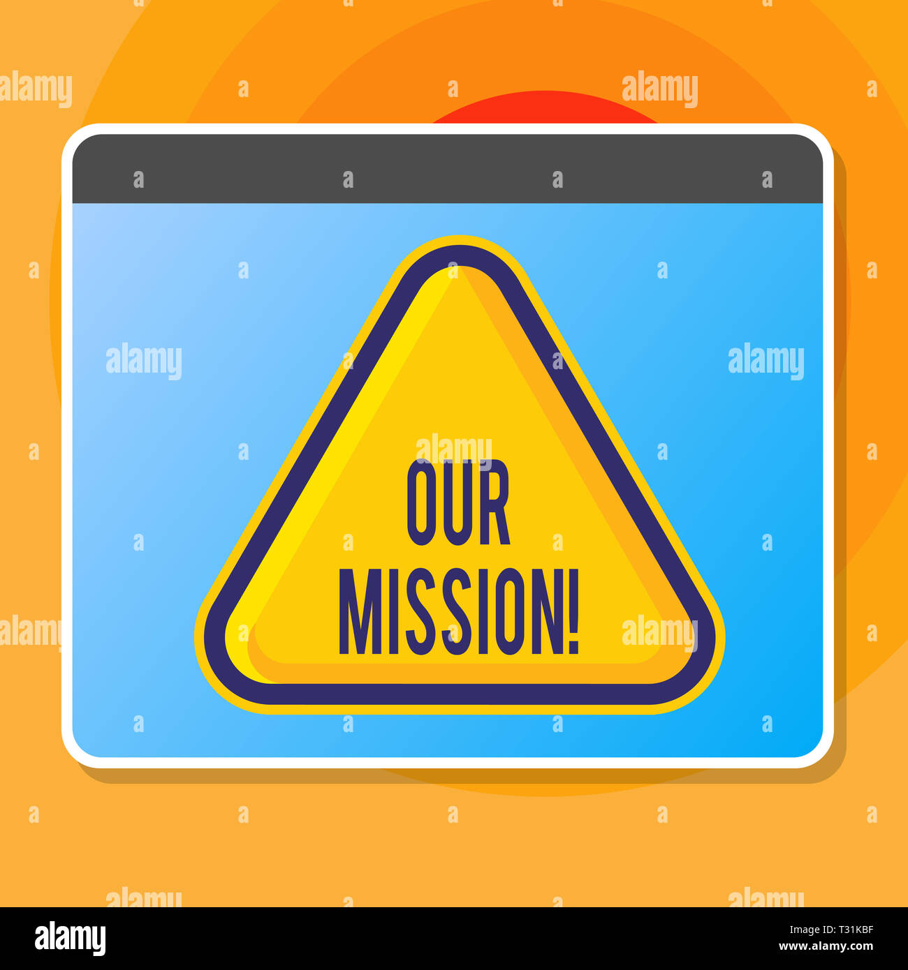 Mission vision triangle hi-res stock photography and images - Alamy