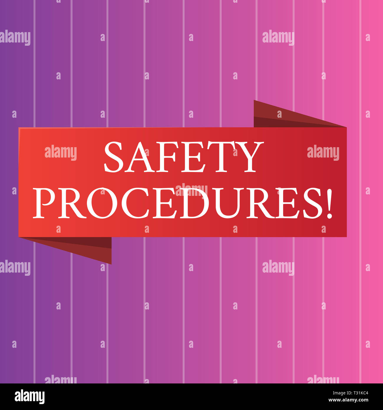 Word writing text Safety Procedures. Business photo showcasing steps ...