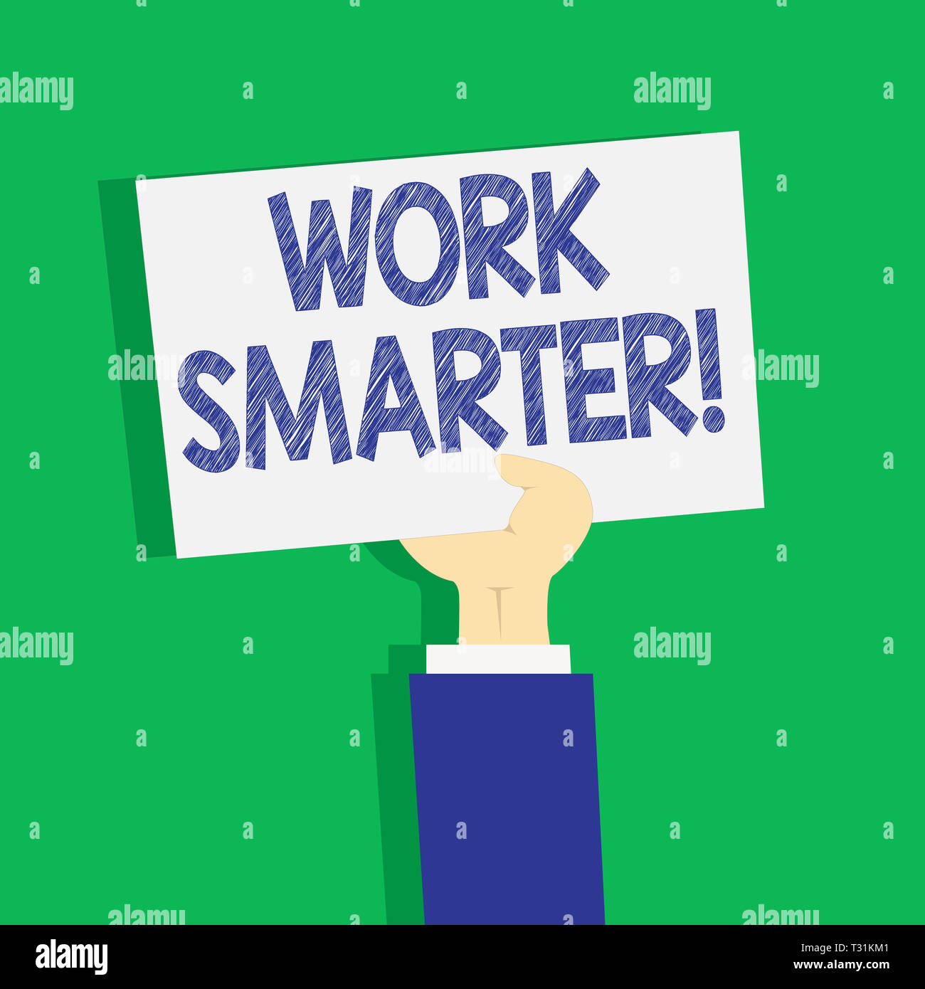 Text sign showing Work Smarter. Business photo text its better to ... Text sign showing Work Smarter. Business photo text its better to ...