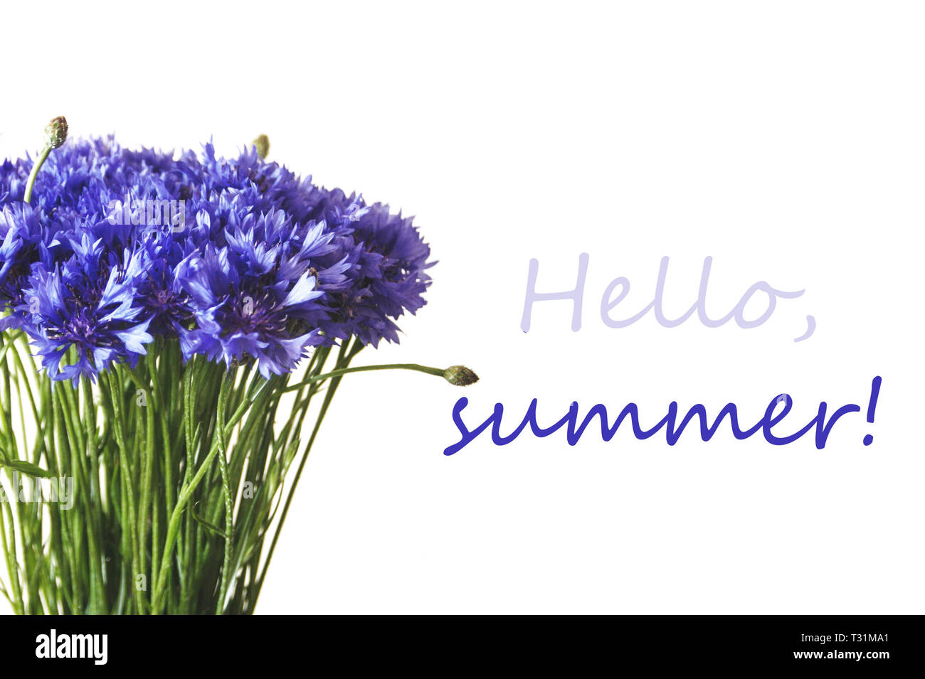 Blue background white lettering hi-res stock photography and images - Alamy