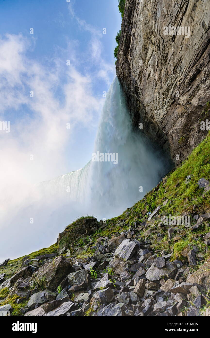 Famous waterfall, Niagara falls in Canada, Ontario Stock Photo - Alamy