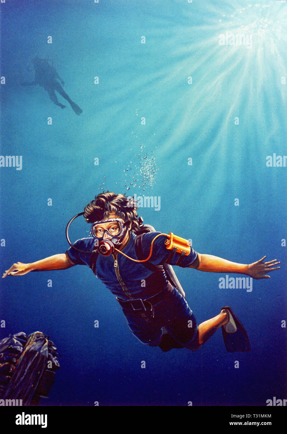 Vintage scuba divers hi-res stock photography and images - Alamy