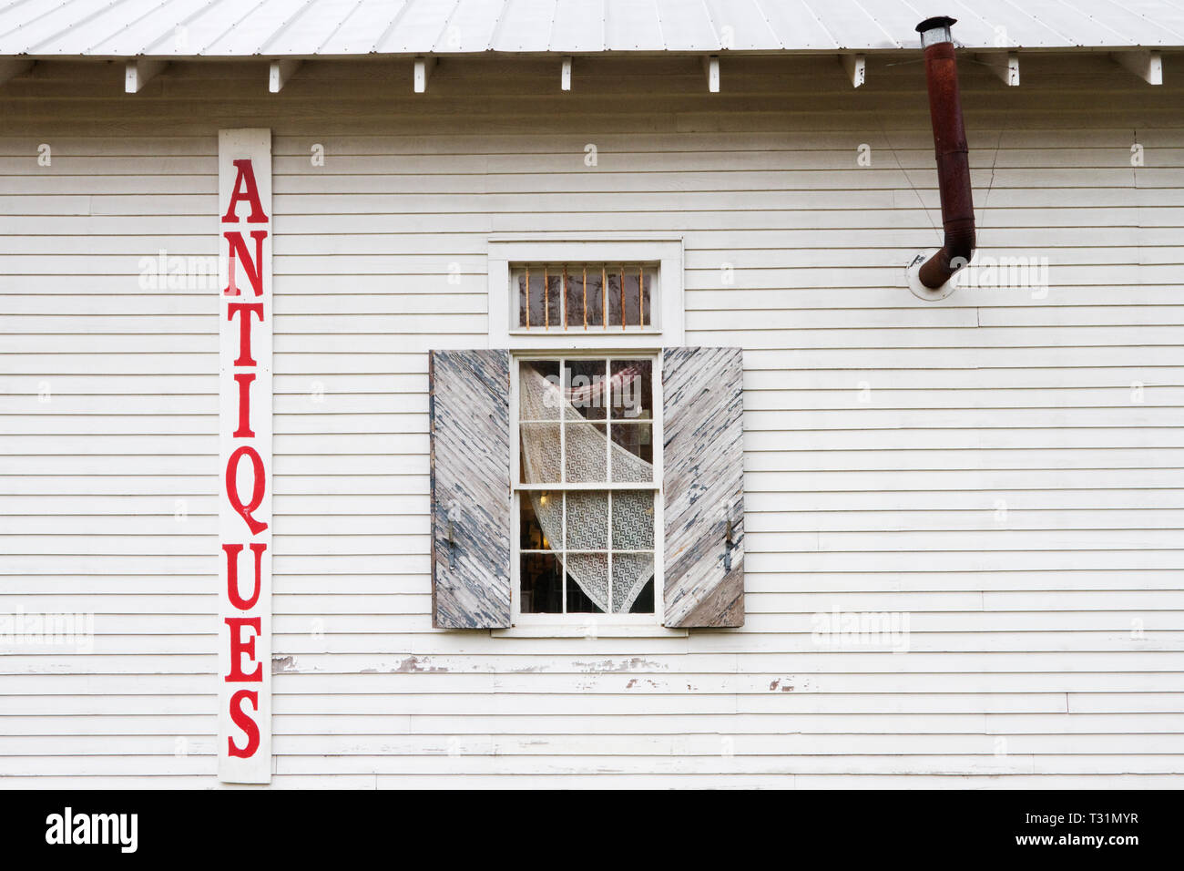 Antique Store Facade Stock Photo - Alamy