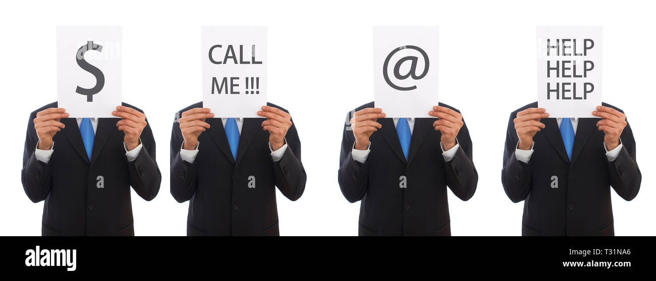 Business Presentation Concept With Money Help And Internet Concepts