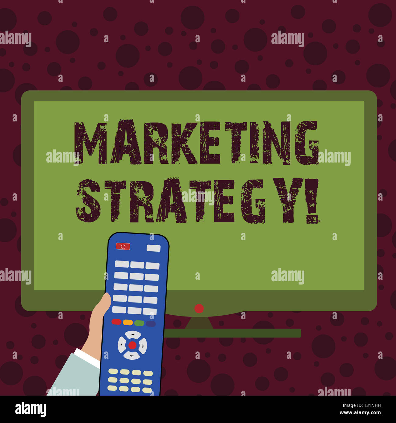 Conceptual hand writing showing Marketing Strategy. Concept meaning ...