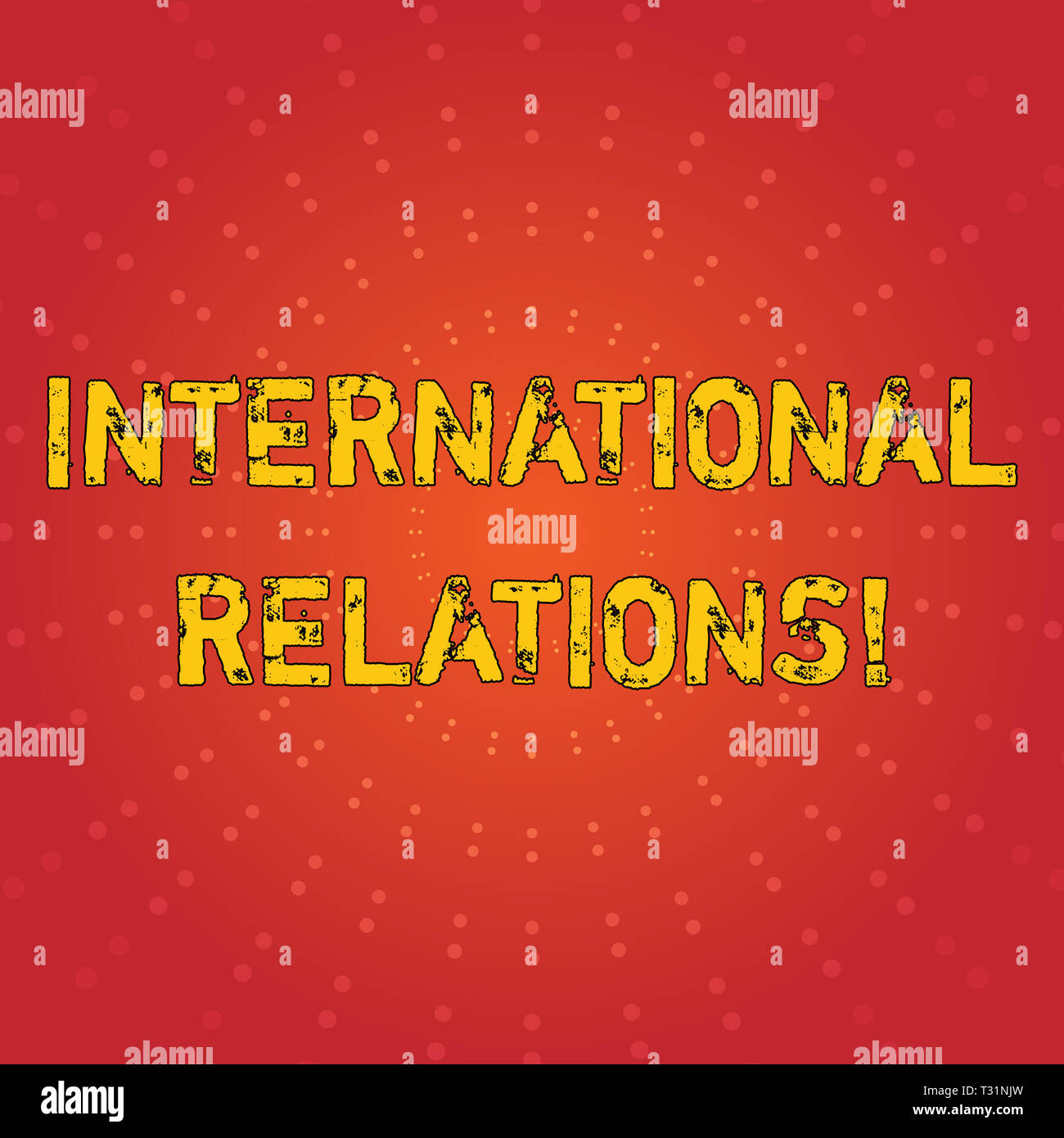 Text sign showing International Relations. Business photo text way in ...