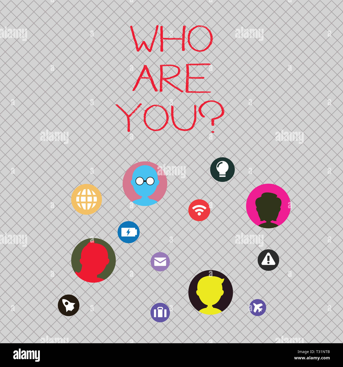 Conceptual hand writing showing Who Are You Question. Concept meaning ...