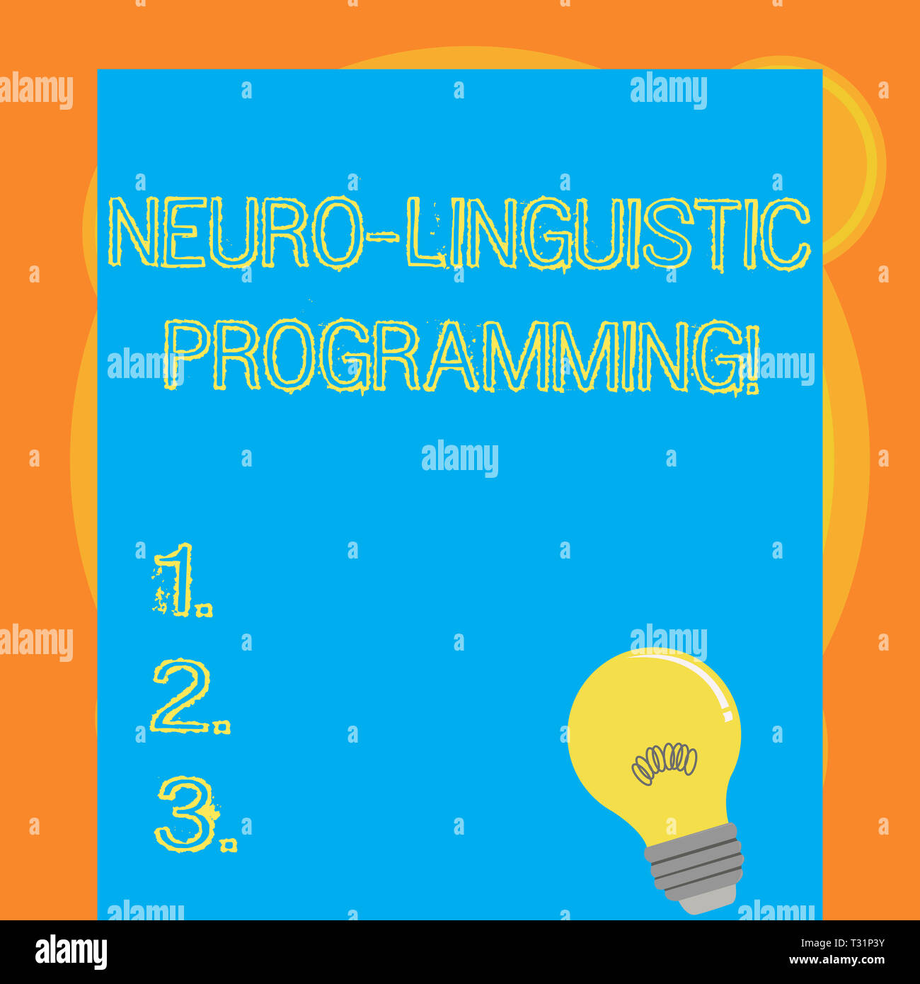 Writing note showing Neuro Linguistic Programming. Business concept for ...