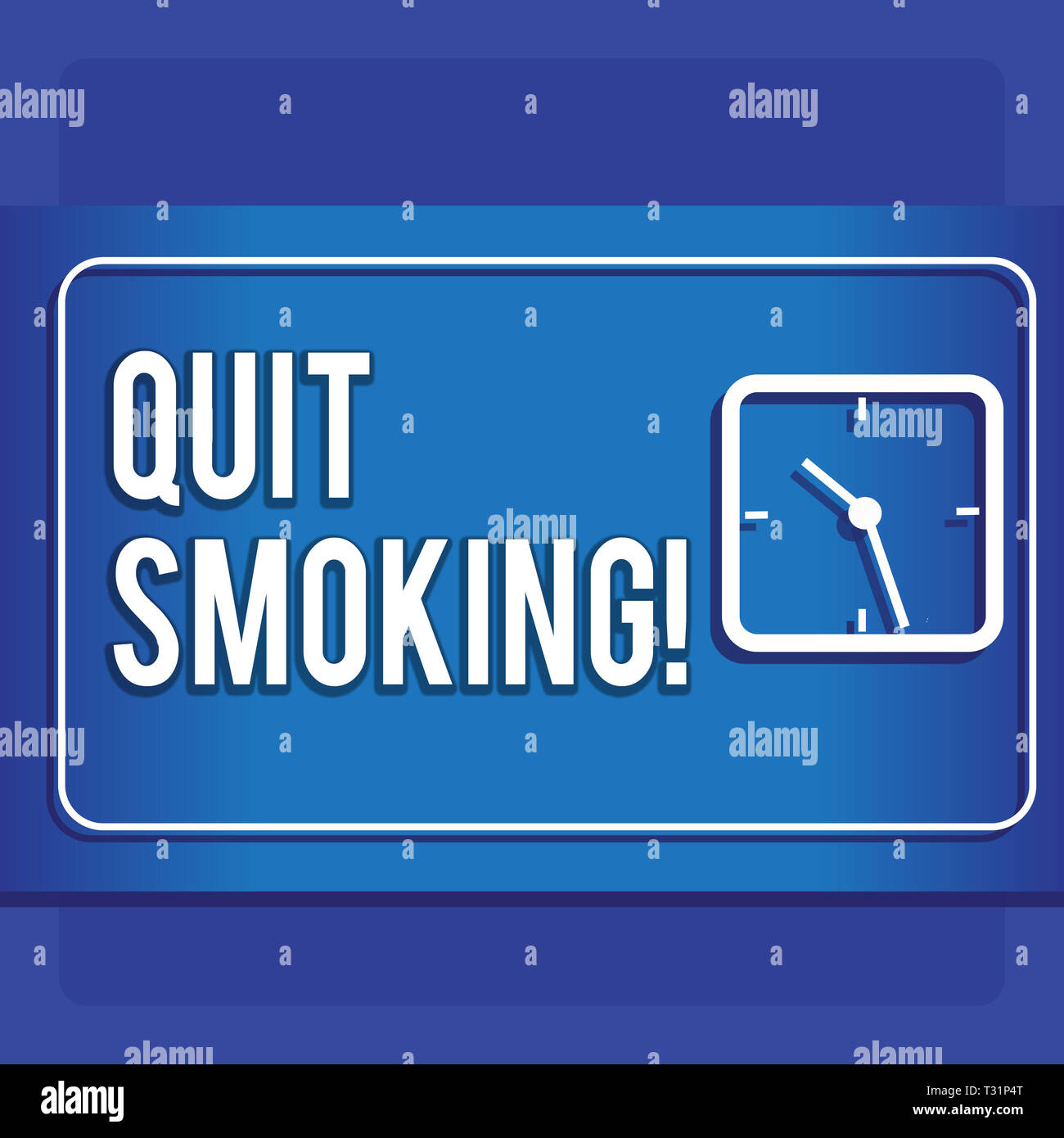 Writing note showing Quit Smoking. Business concept for process of ...