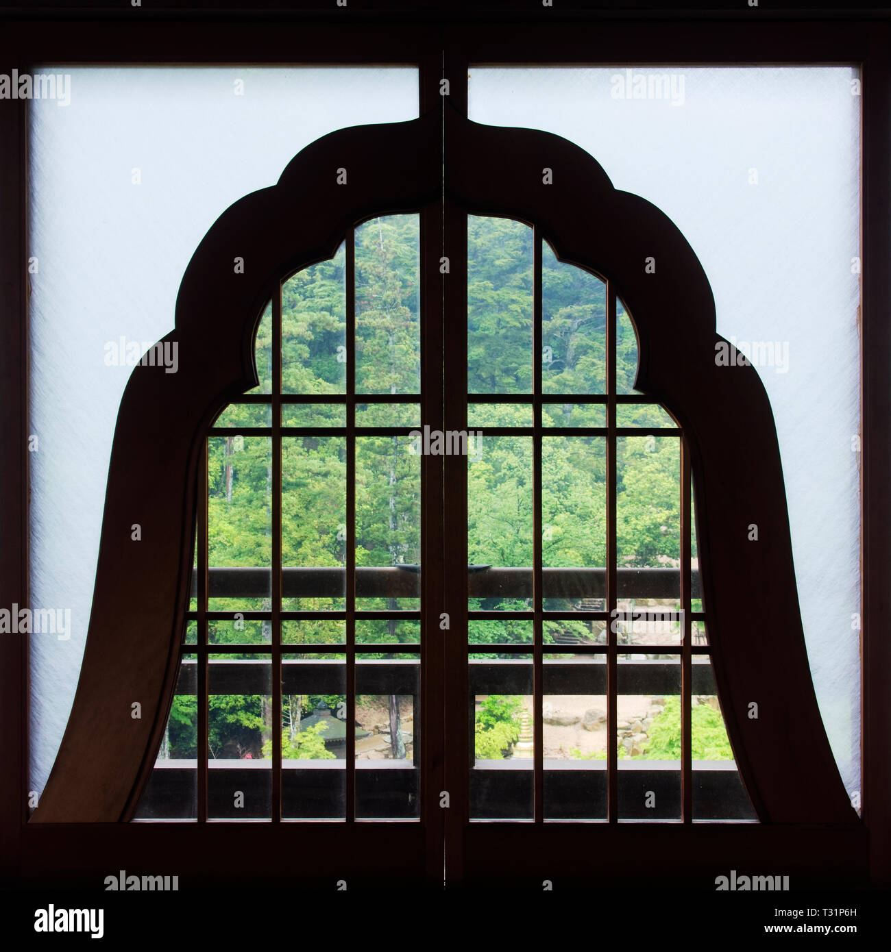 Window in a Shinto Temple Stock Photo - Alamy