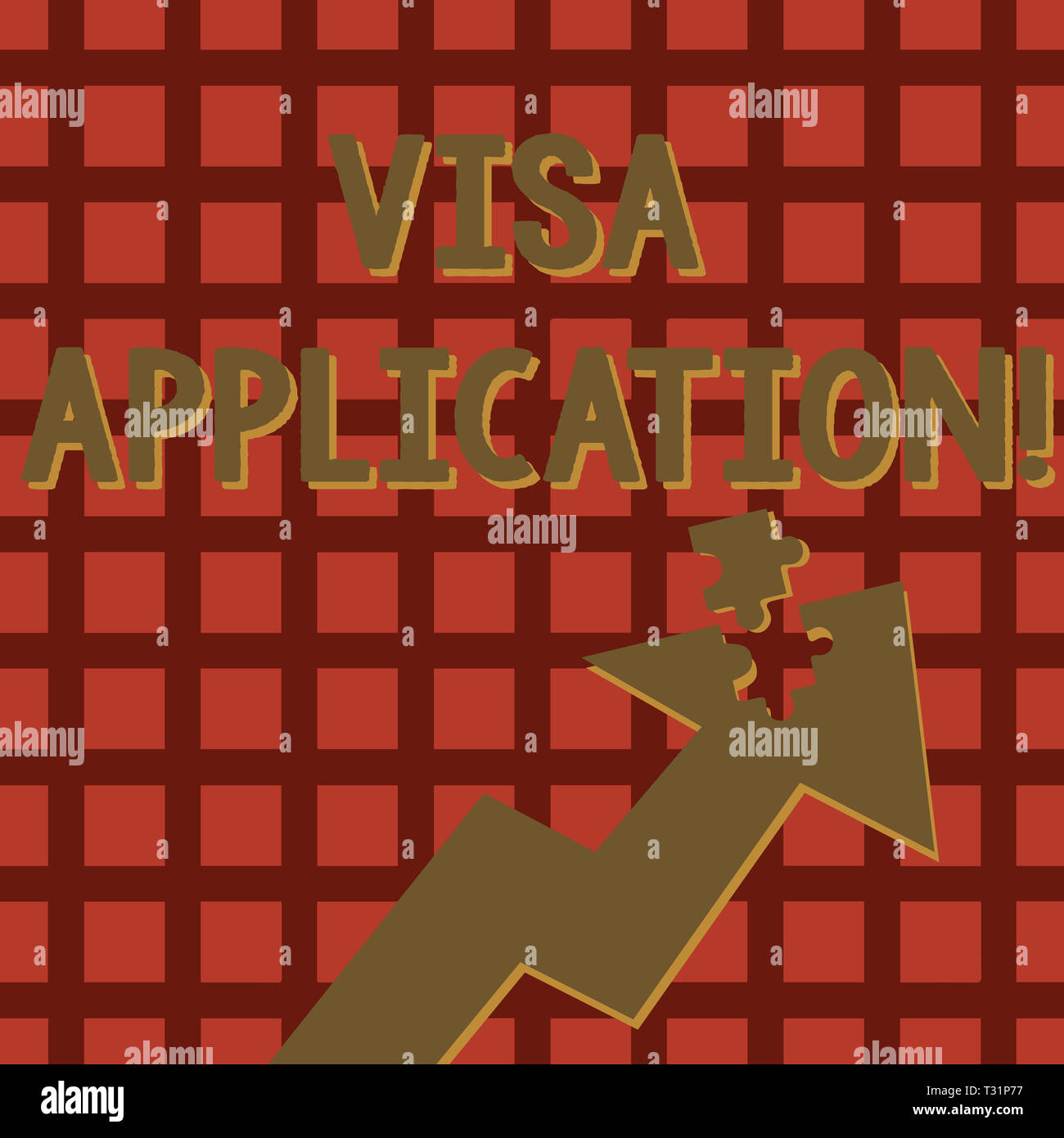 Writing note showing Visa Application. Business concept for conditional ...