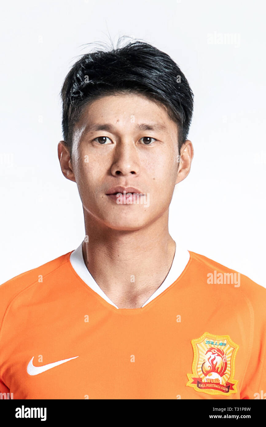 **EXCLUSIVE**Portrait of Chinese soccer player Tong Xiaoxing of Wuhan ...