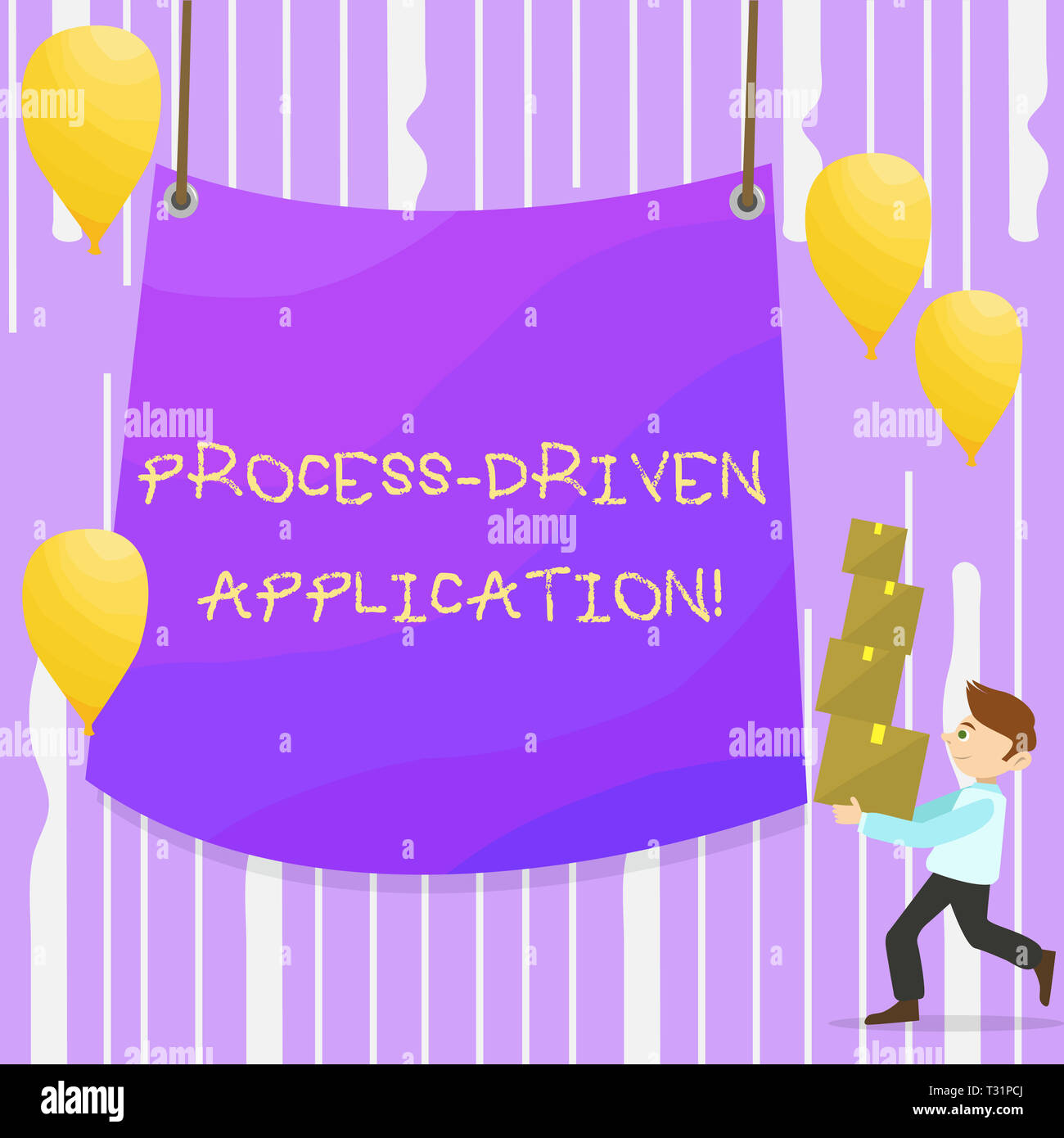 Word writing text Process Driven Application. Business photo showcasing ... Word writing text Process Driven Application. Business photo showcasing ...