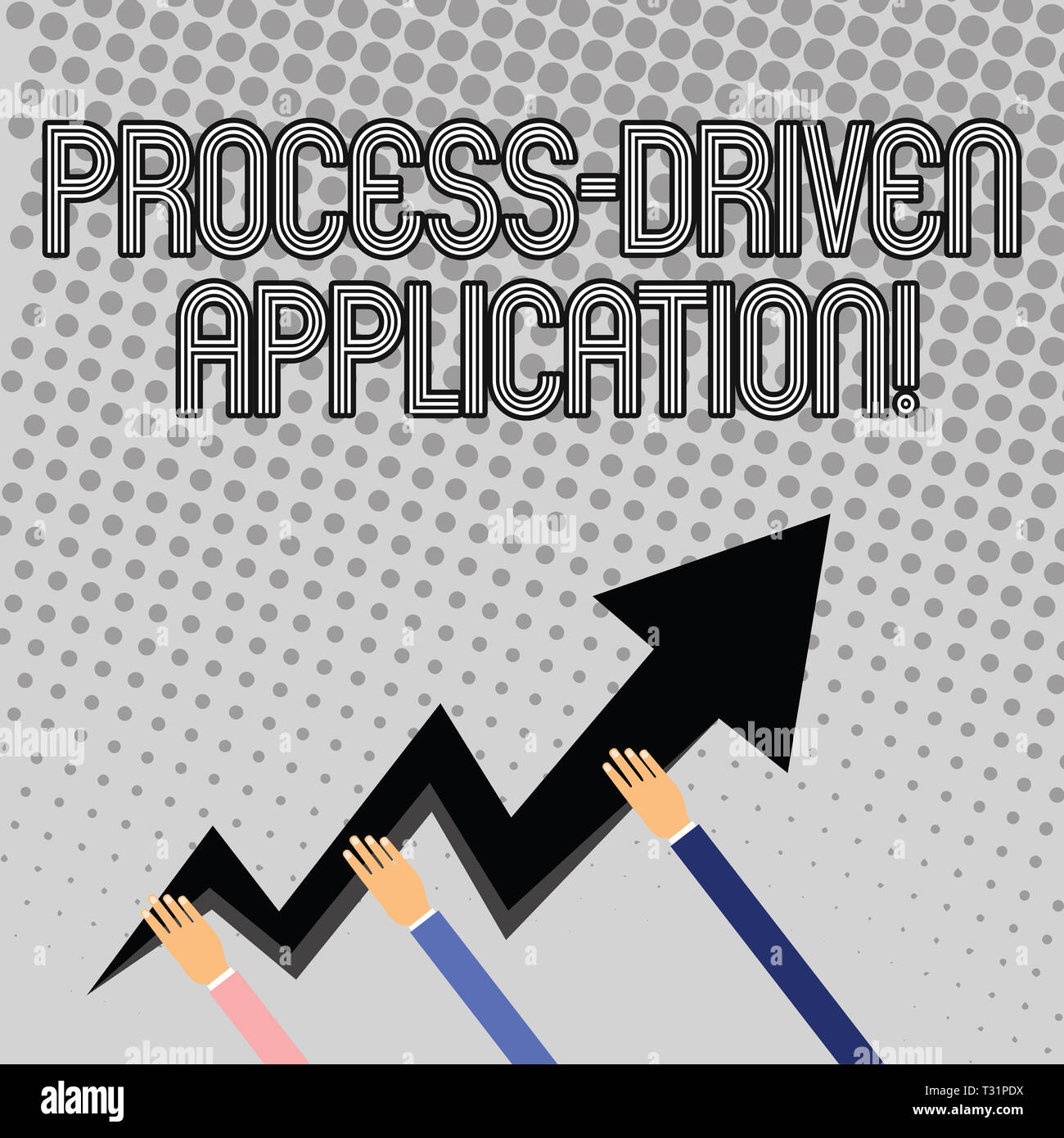 Handwriting text writing Process Driven Application. Conceptual photo ...
