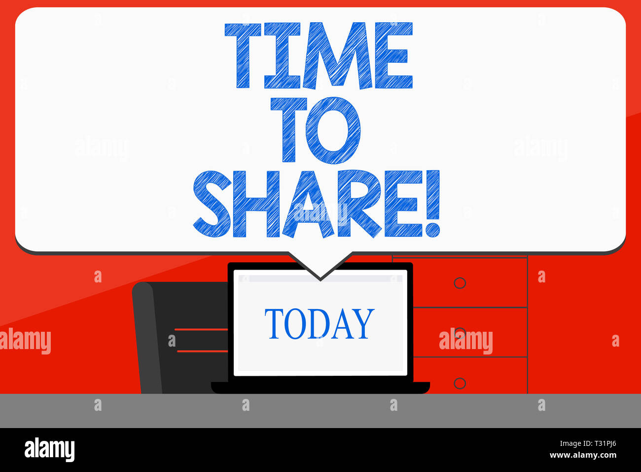 Word writing text Time To Share. Business photo showcasing when you ...
