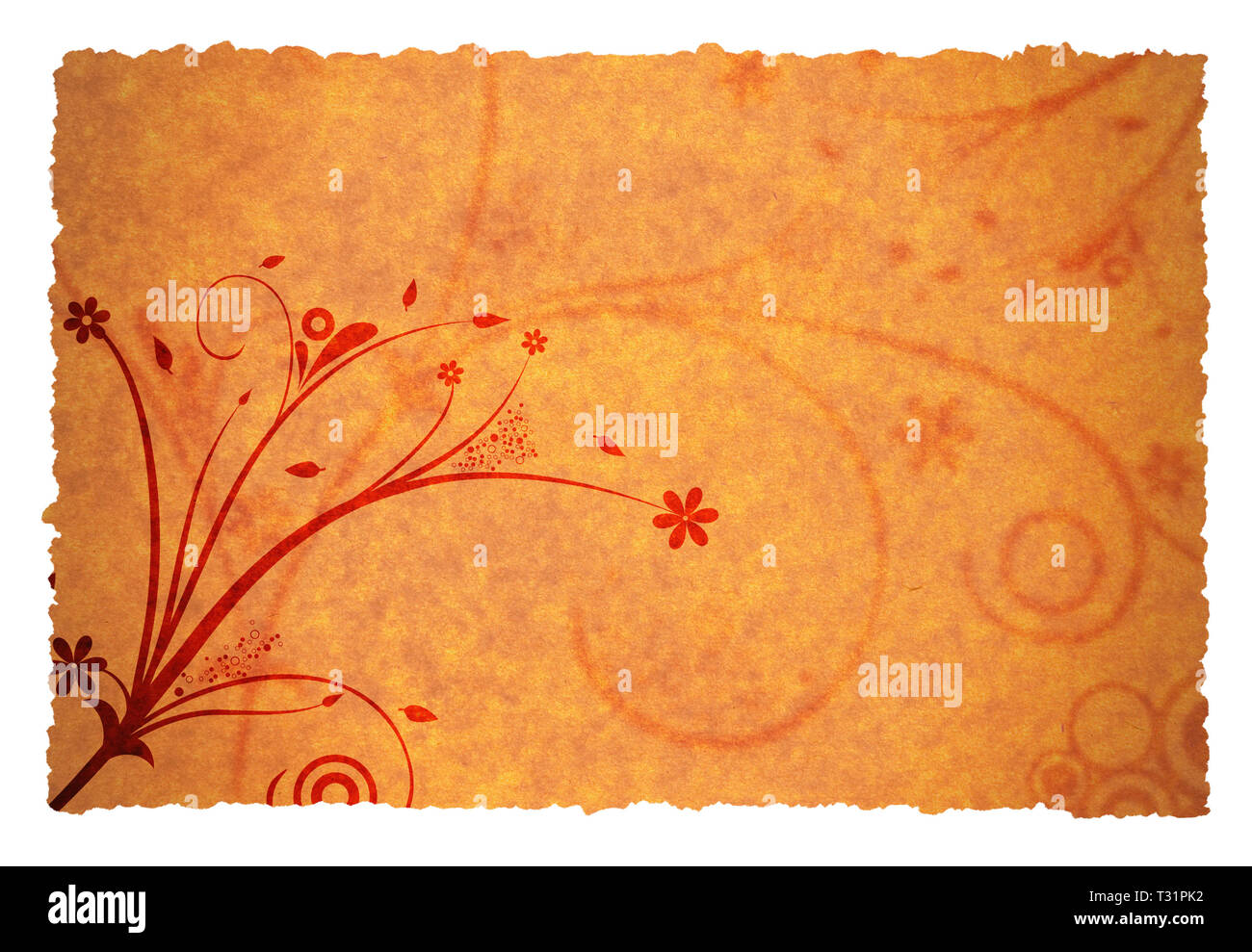 old page background with ornament design Stock Photo - Alamy