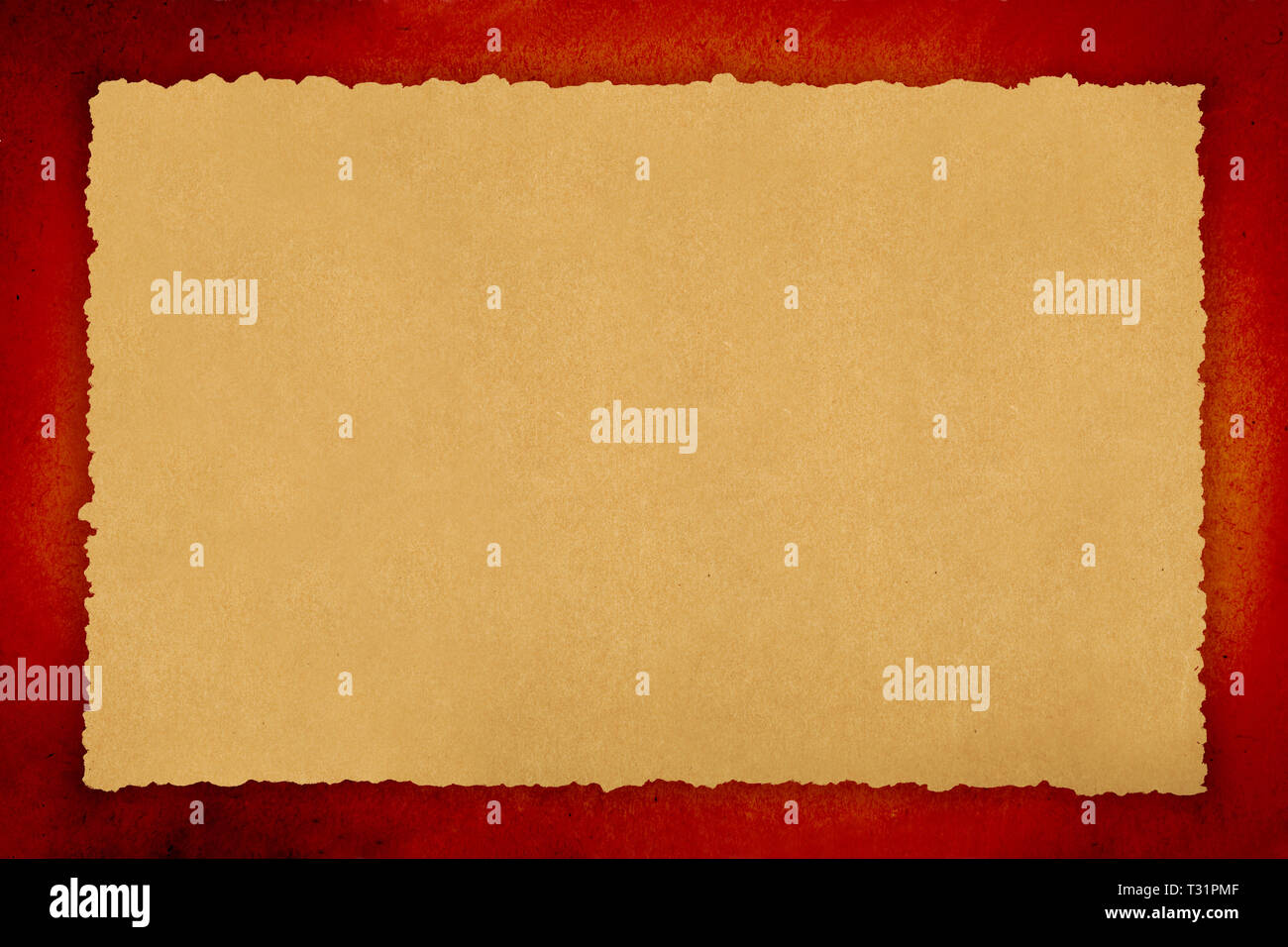 old parchment texture on red background for your messages Stock Photo ...