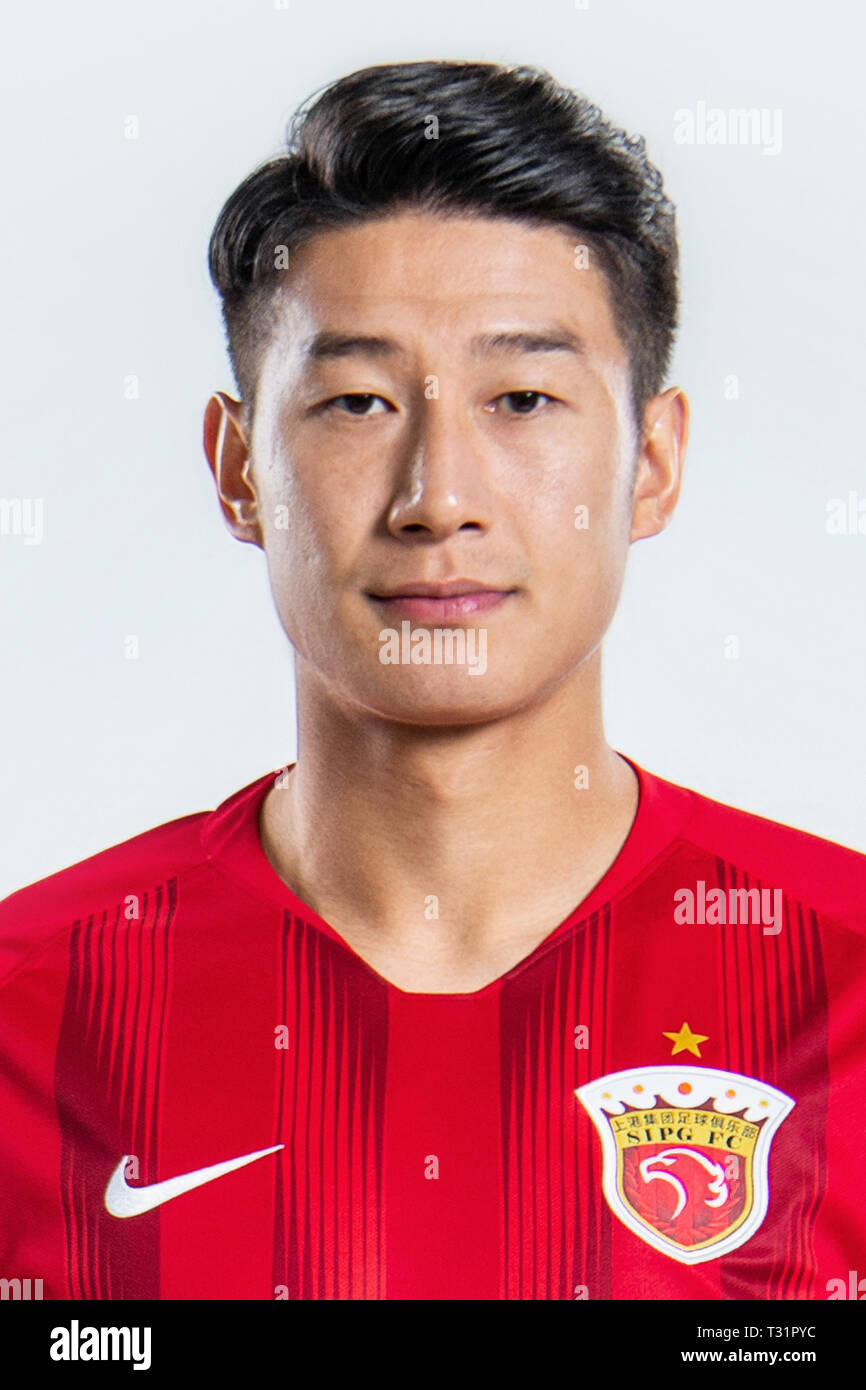 **EXCLUSIVE**Yu Hai of Shanghai SIPG F.C. poses during the filming ...