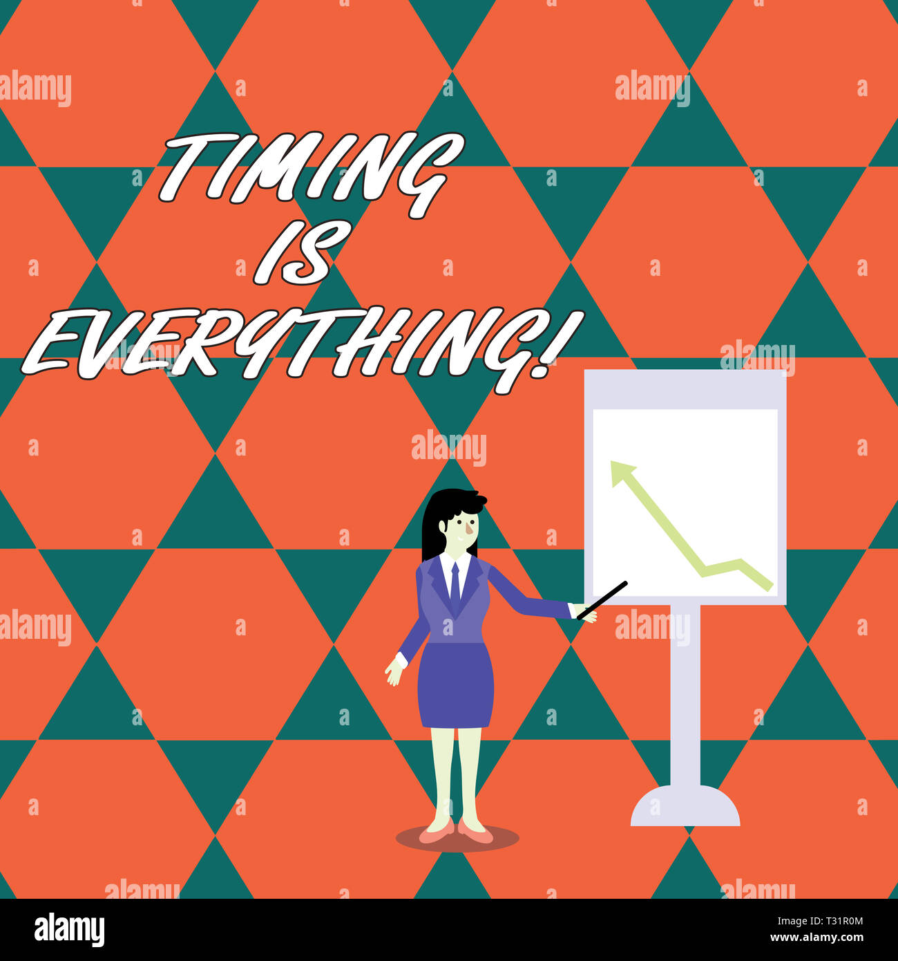 Word writing text Timing Is Everything. Business photo showcasing ...