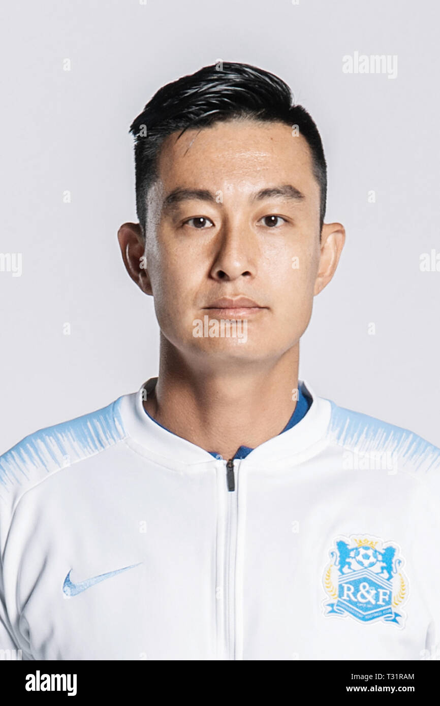 **EXCLUSIVE**Han Feng of Guangzhou R&F F.C. poses during the filming ...