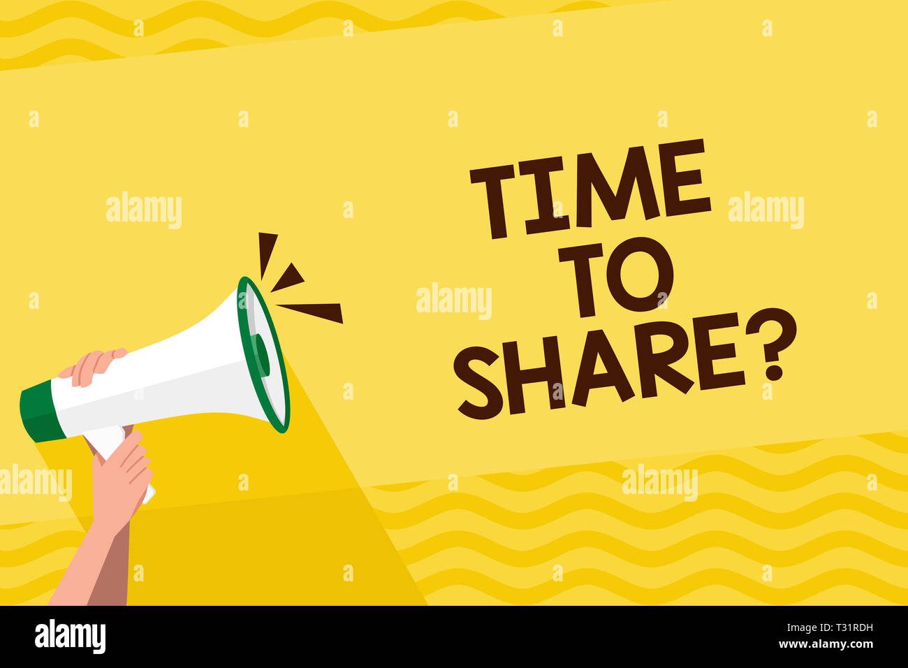 Word writing text Time To Share Question. Business photo showcasing you ...