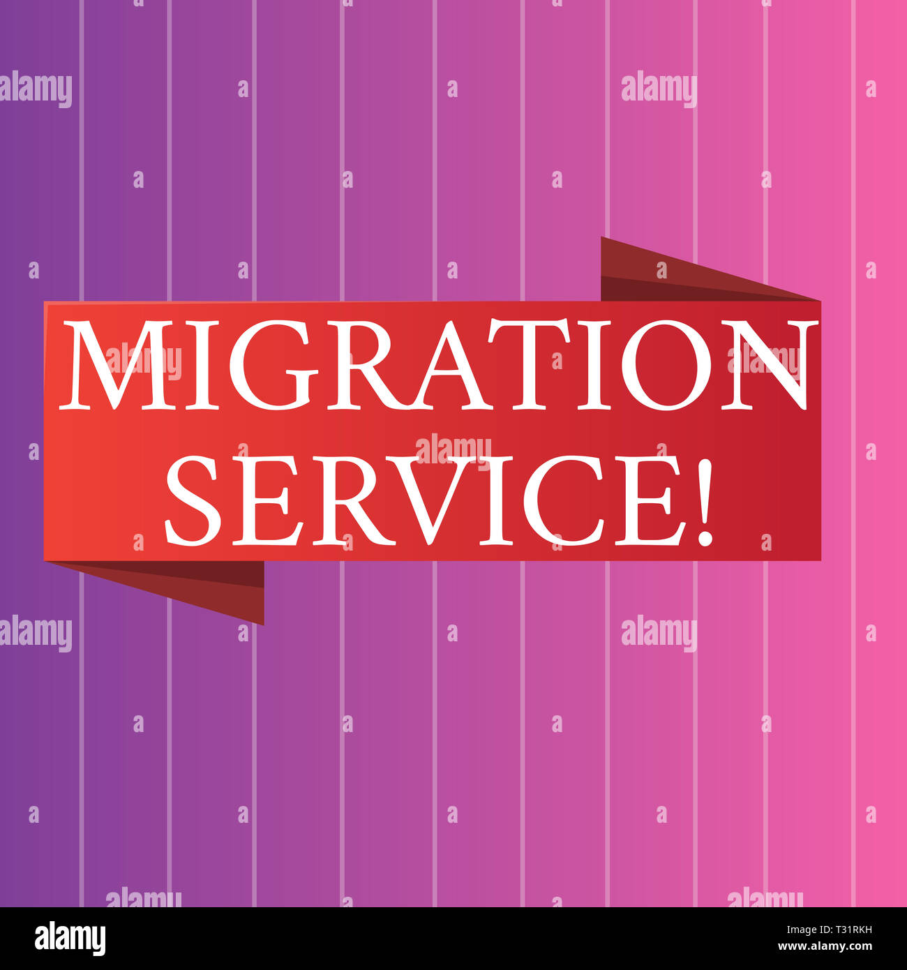 Word writing text Migration Service. Business photo showcasing shift ...