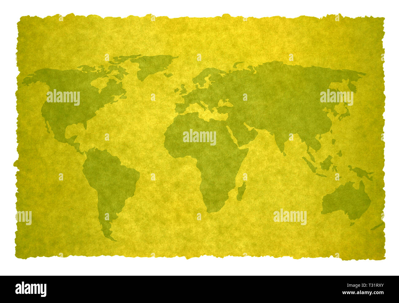 old world map on parchment background. Map used to trace http://www.lib ...