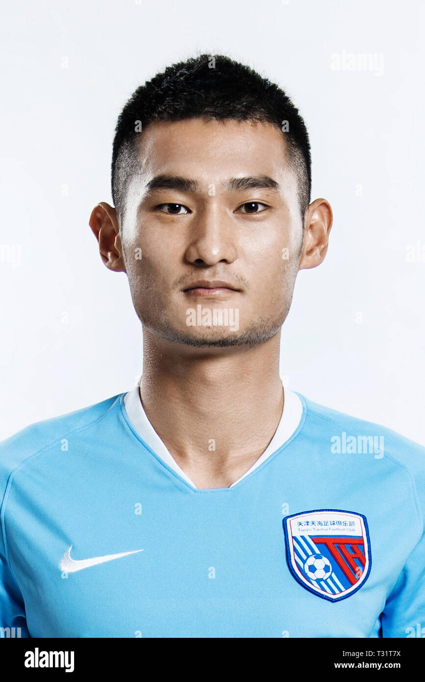 **EXCLUSIVE**Liao Lisheng of Tianjin Tianhai F.C. poses during the ...