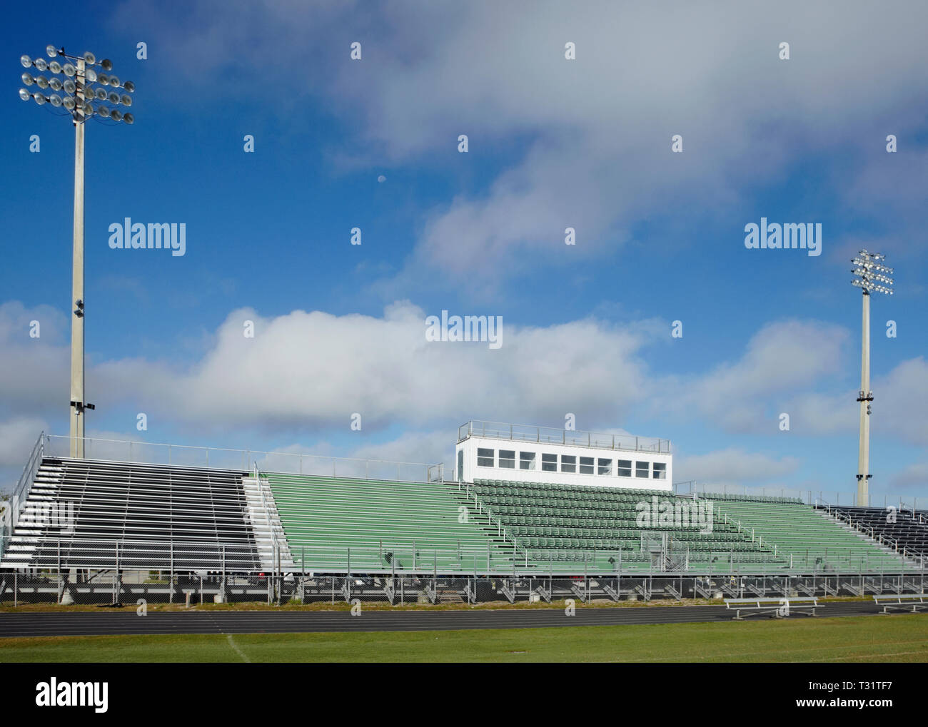 Athletic field lights hi-res stock photography and images - Alamy