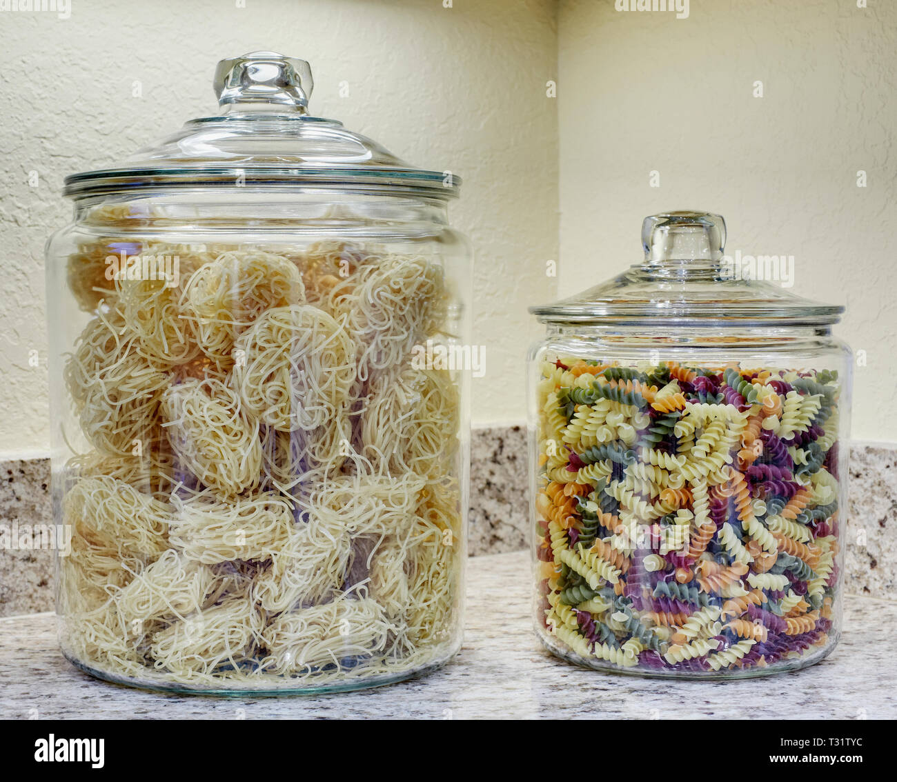 Jars of Pasta Stock Photo - Alamy