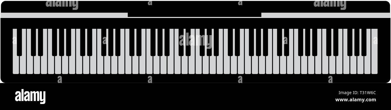 musical instrument piano keyboard icon Stock Vector Image & Art - Alamy