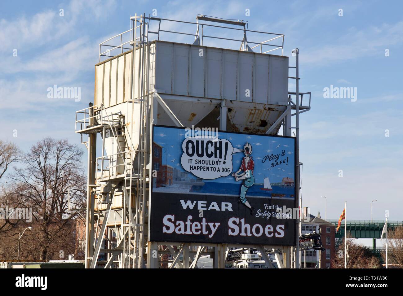 Boston safety billboard hi-res stock photography and images - Alamy