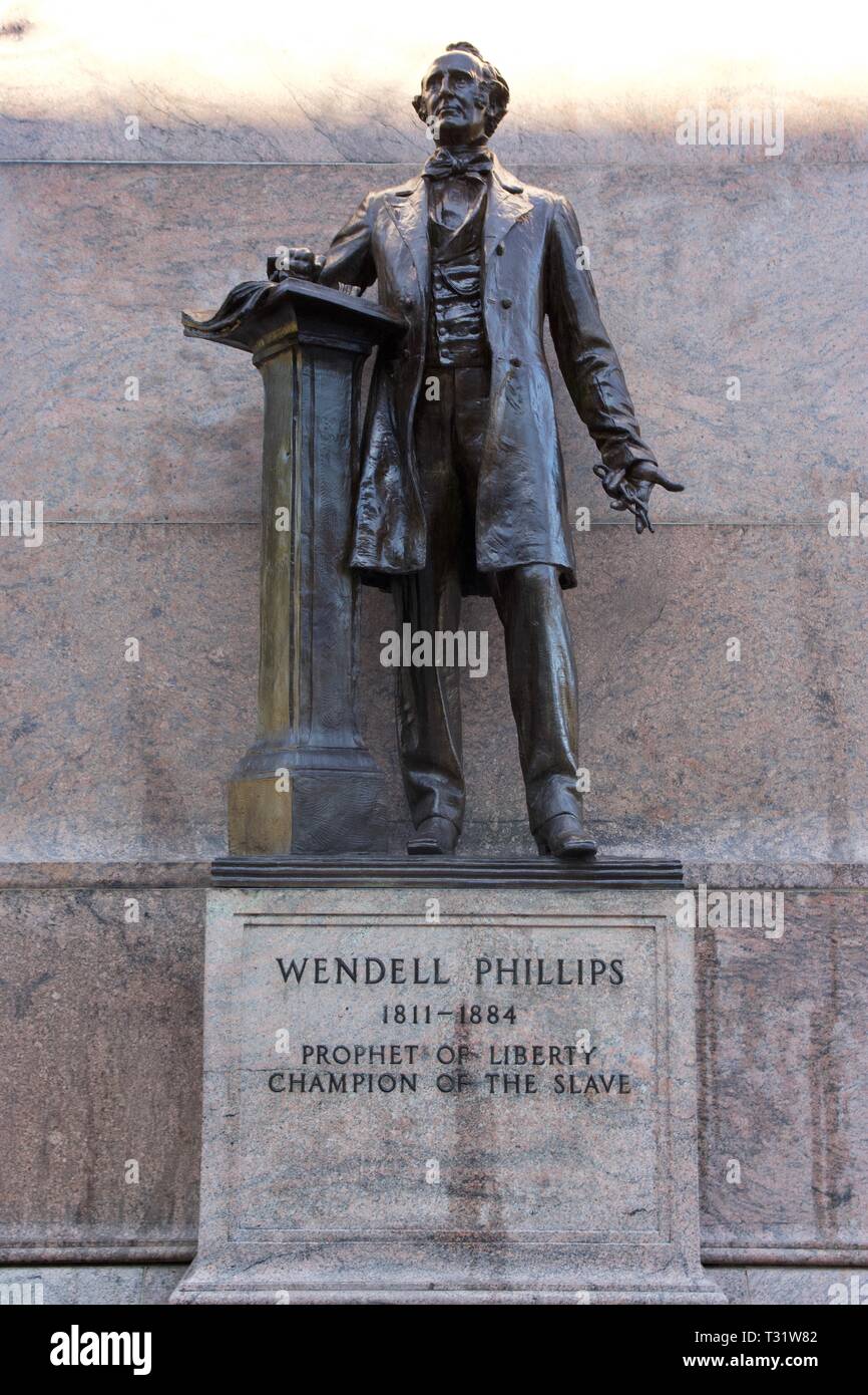 Wendell Phillips was an American abolitionist from Boston ...
