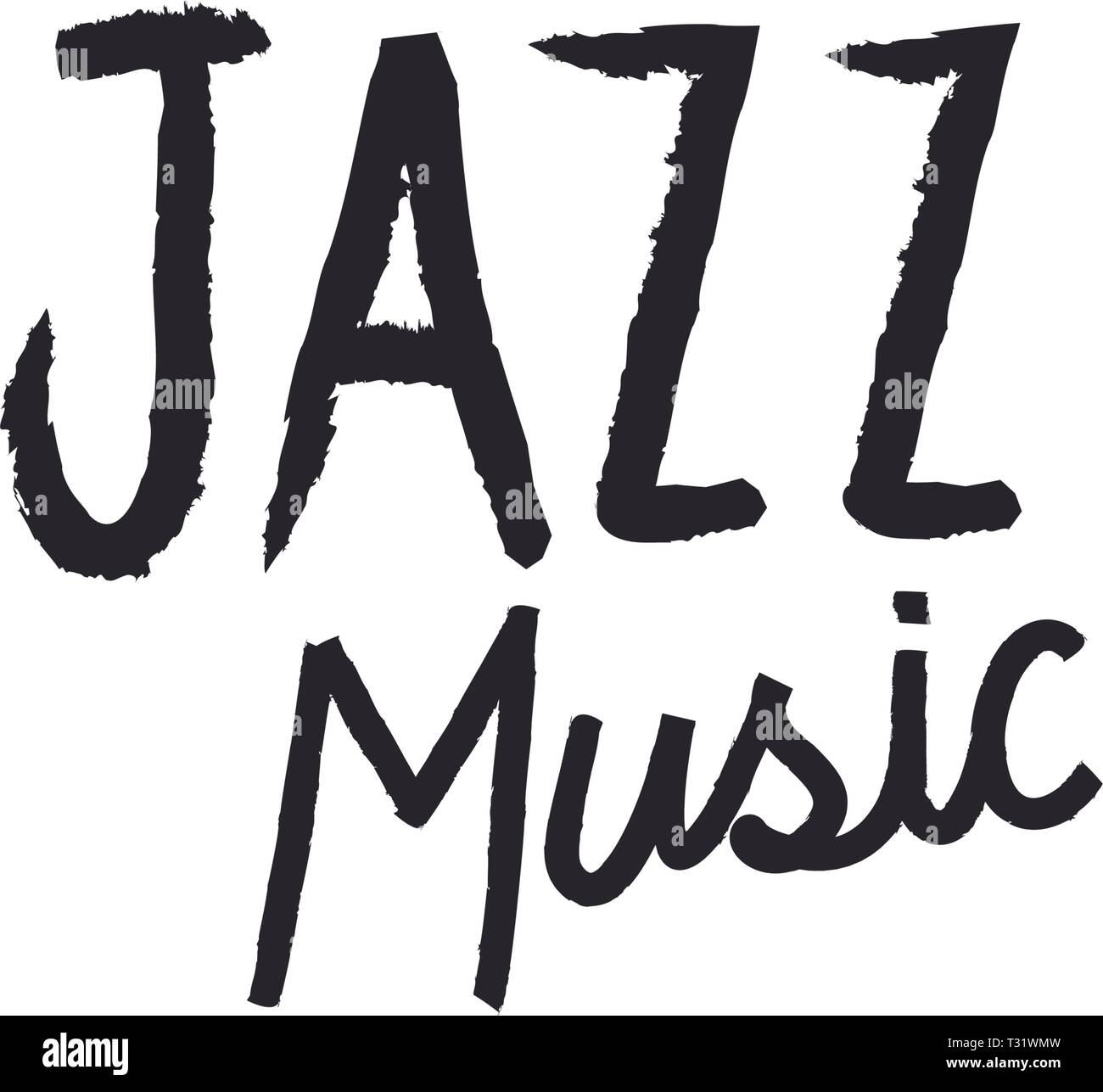 jazz music label isolated icon Stock Vector Image & Art - Alamy