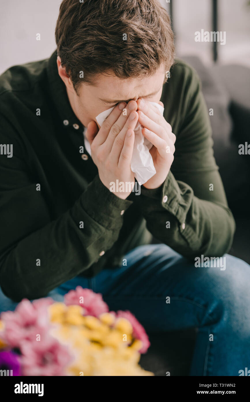 Sneeze Tissue High Resolution Stock Photography and Images - Alamy