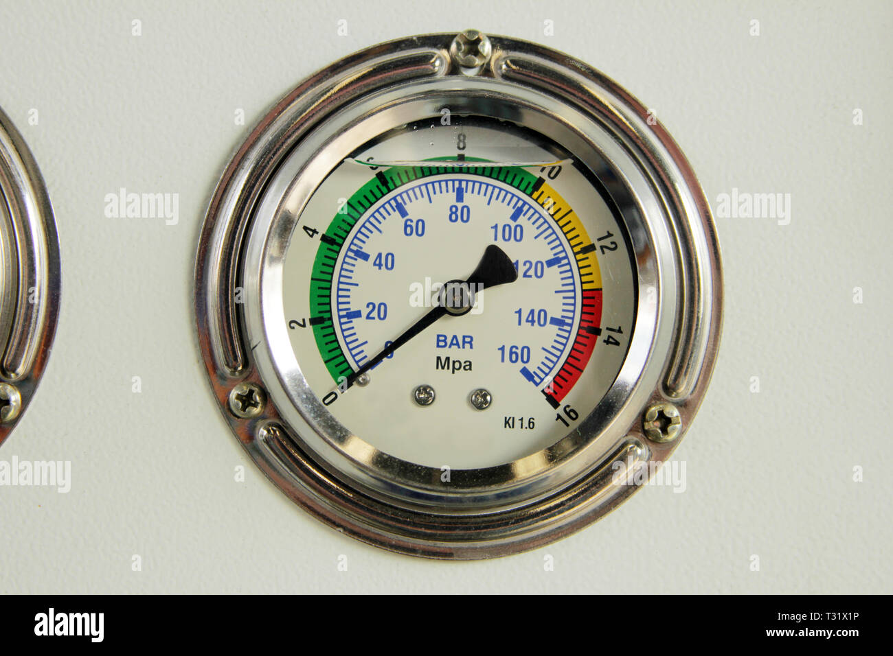 industrial high pressure meters Stock Photo - Alamy