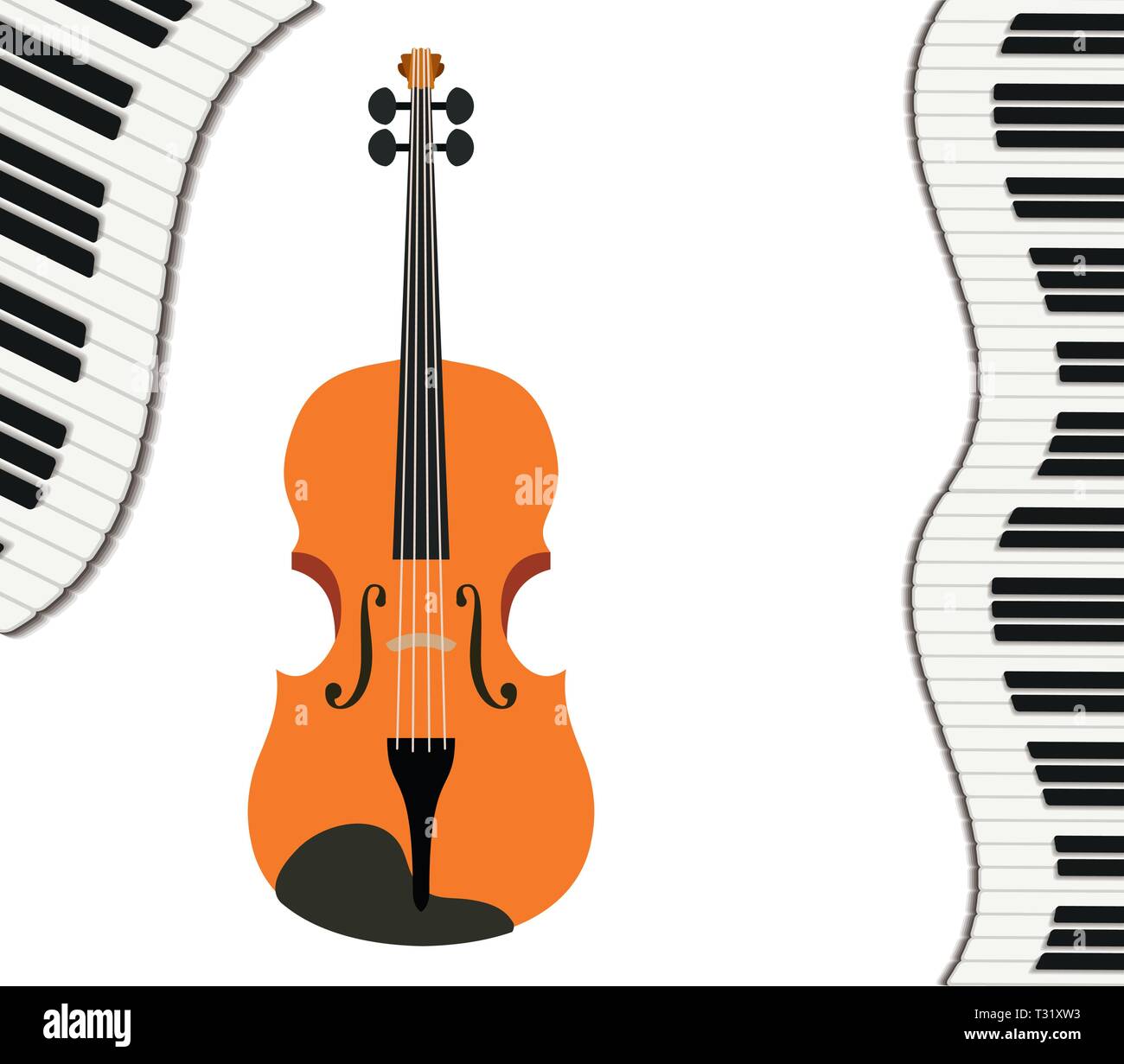 violin musical instrument pattern Stock Vector Image & Art - Alamy