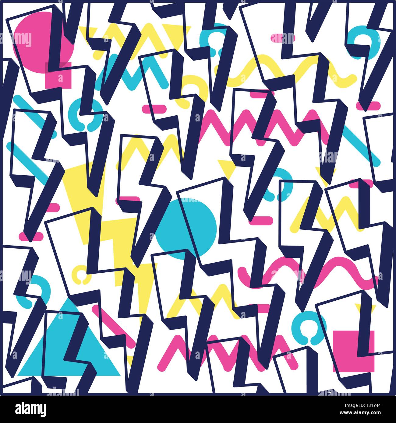 Nineties colors hi-res stock photography and images - Alamy